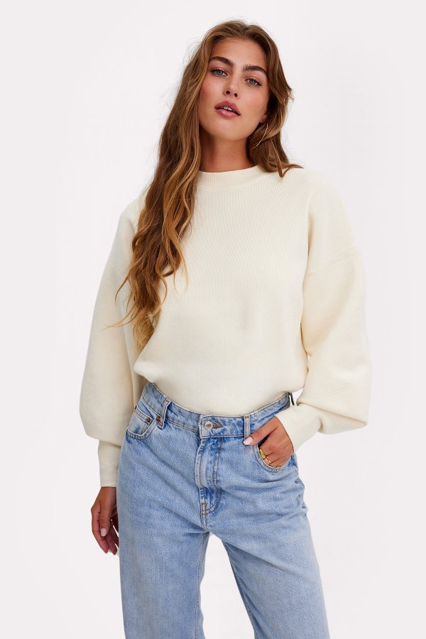 Pull blanc cassé | Loavies