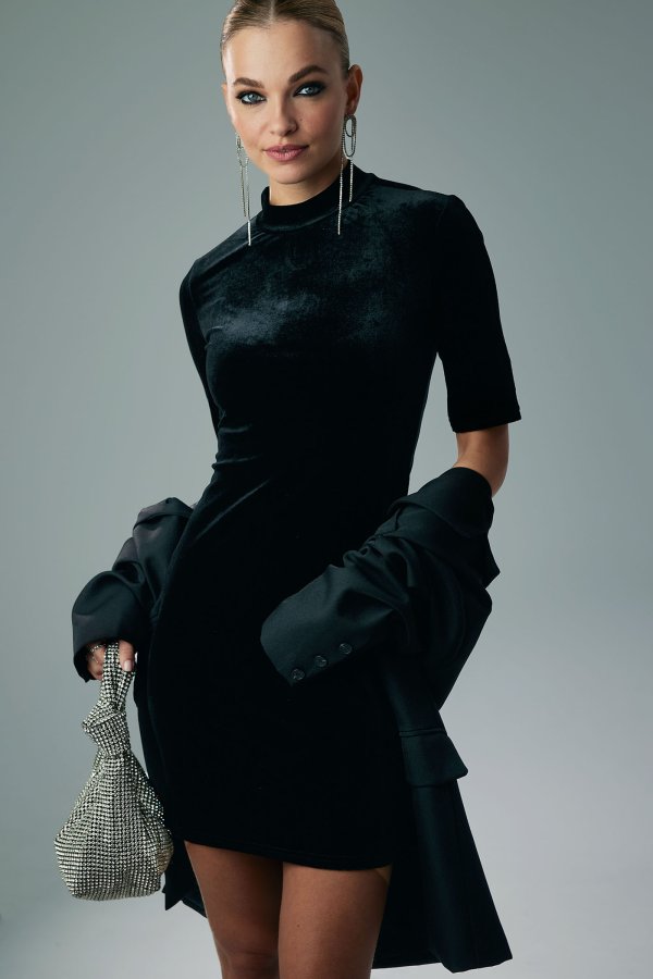 Zwarte jurk | Loavies