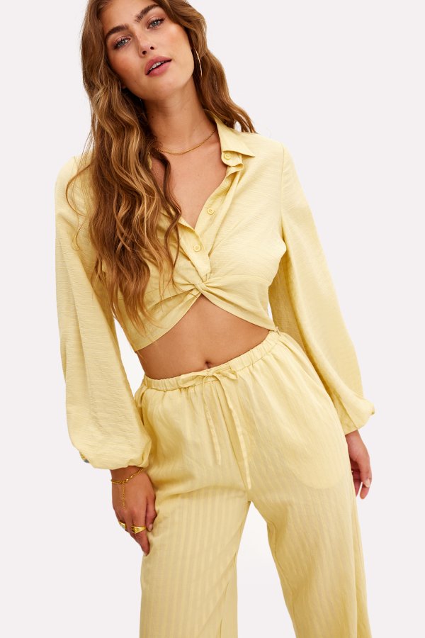 Gele blouse | Loavies