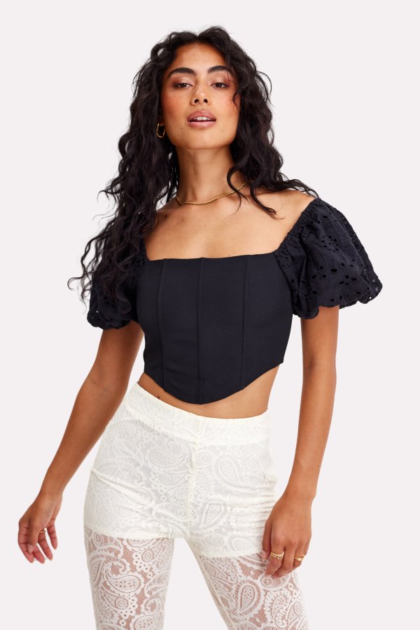 Zwarte top | Loavies