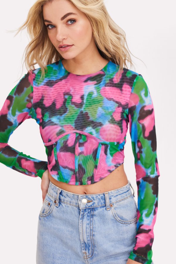 Blue corset top | Loavies