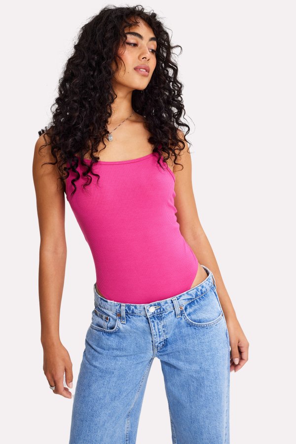 Roze bodysuit | Loavies