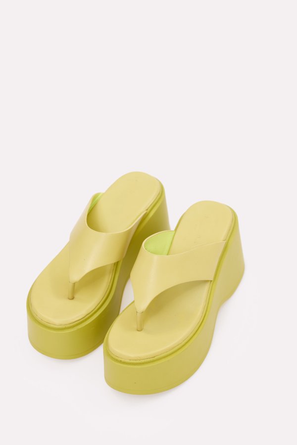 Green platform sandals | Loavies