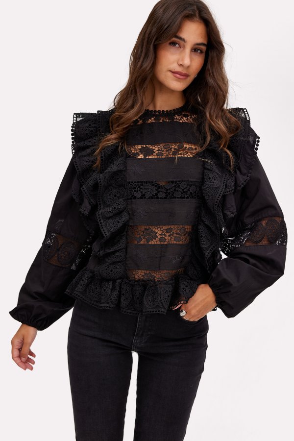 Chemisier noir | Loavies