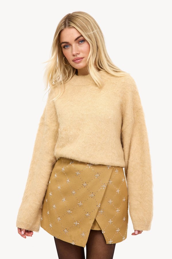 Camelbruine skort | Loavies