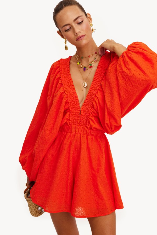 Rode playsuit | Loavies