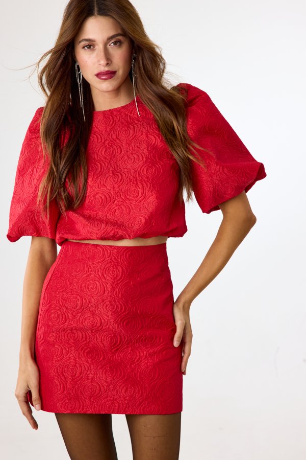 Rode mini rok | Loavies