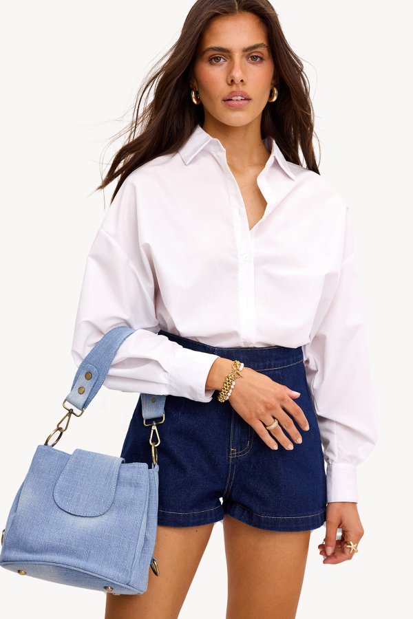 Blue bucket bag | Loavies