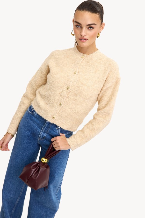Beige cardigan | Loavies