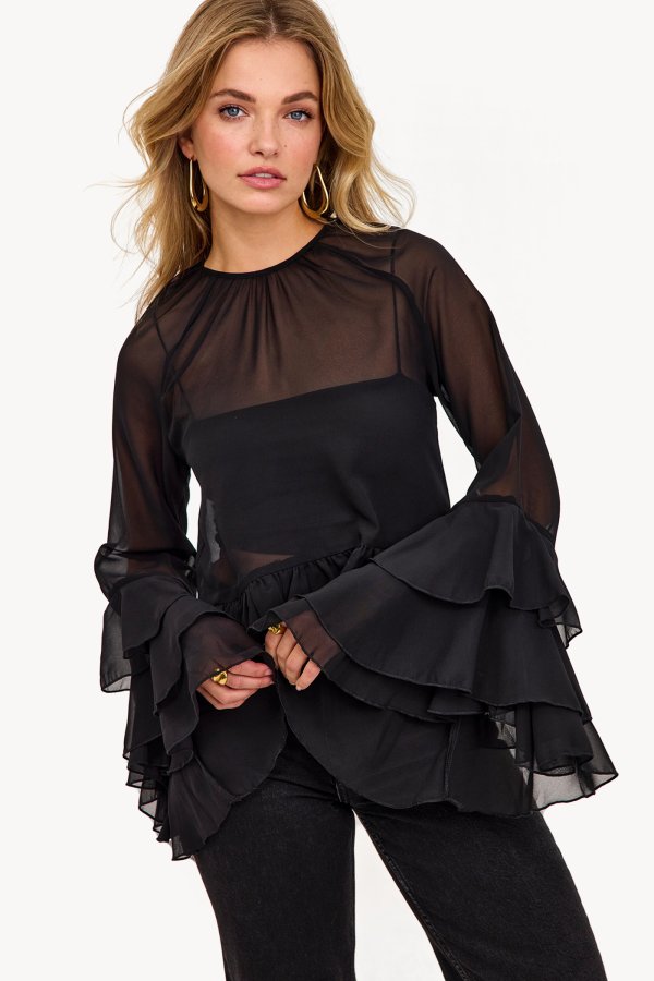 Chemisier noir | Loavies