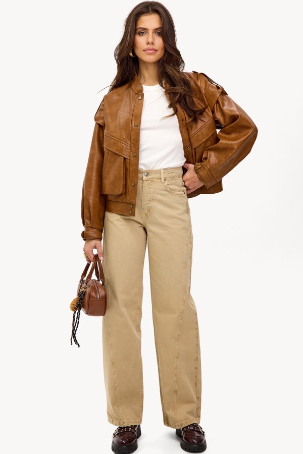 Sand coloured jeans | Loavies