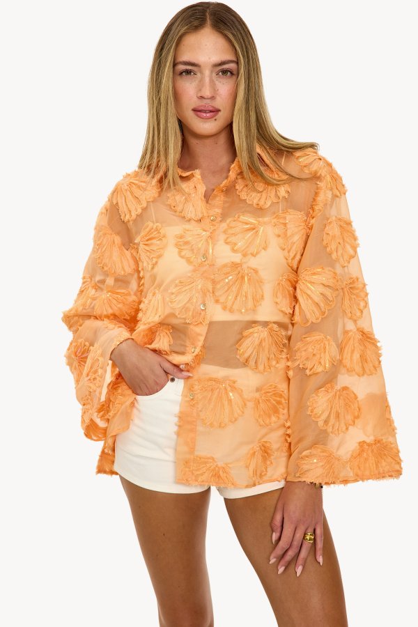 Oranje blouse | Loavies