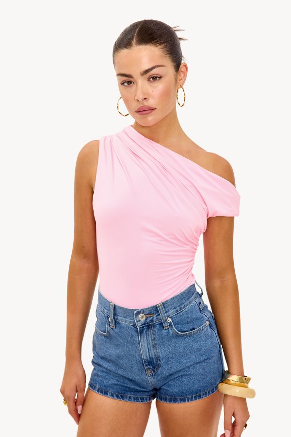Roze off-shoulder top | Loavies