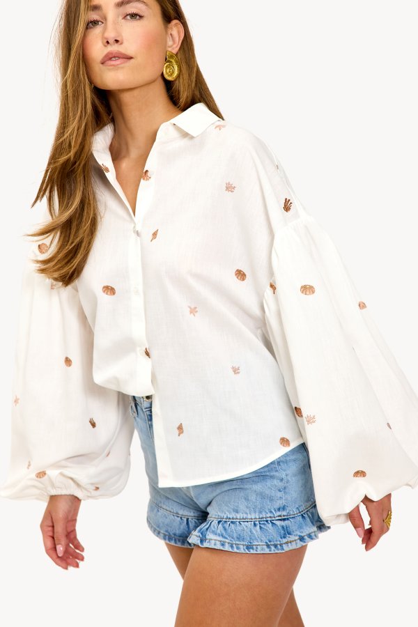 Offwhite blouse | Loavies