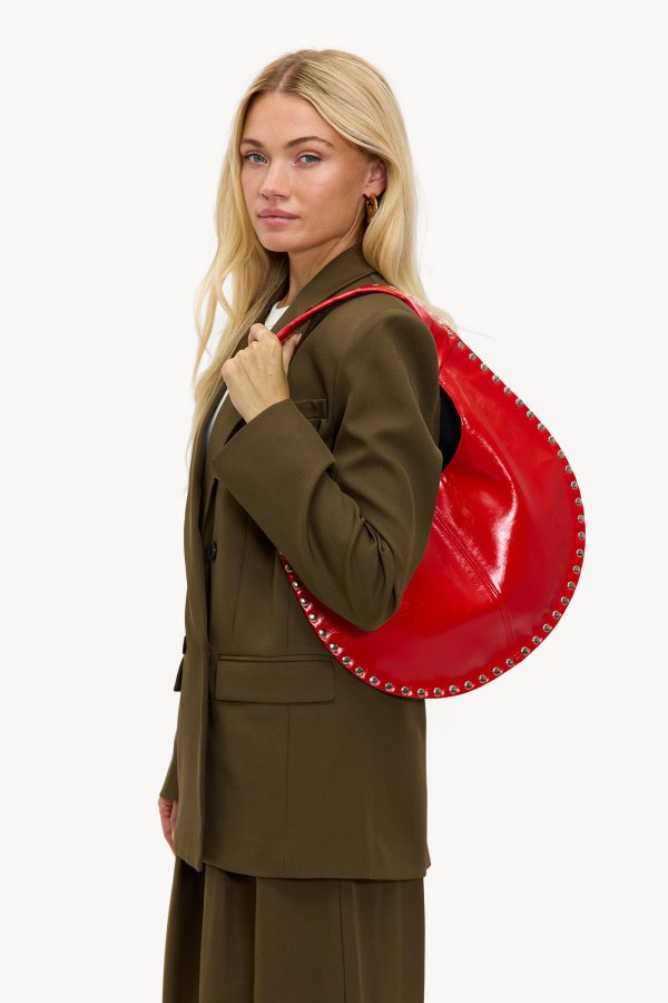 Rode tas met studs | Loavies